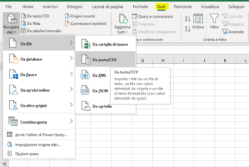 Importare in automatico dati in Excel (Video)