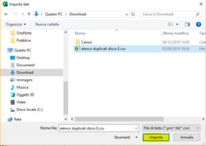 Importare in automatico dati in Excel (Video)